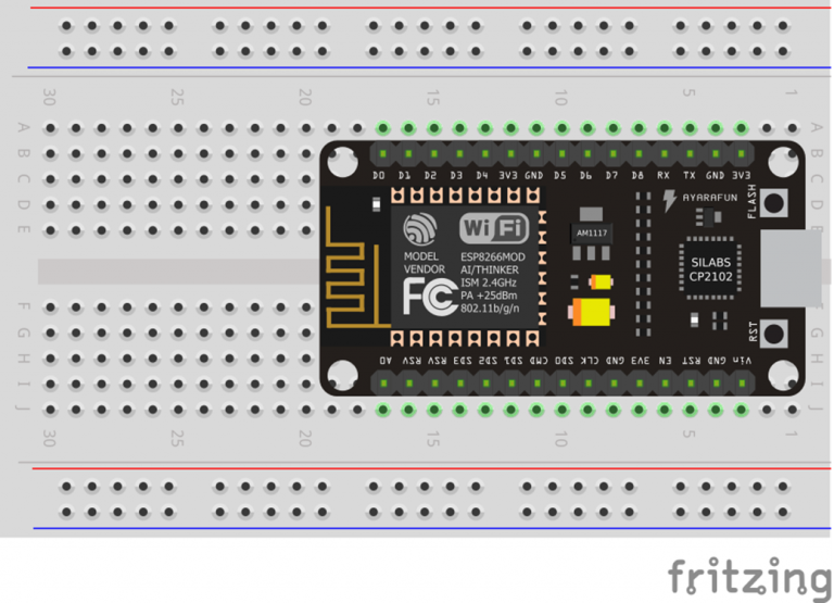 การเขียนโค้ดให้หลอดไฟ LED บนบอร์ด NodeMCU ESP8266 – Arnut Blogs