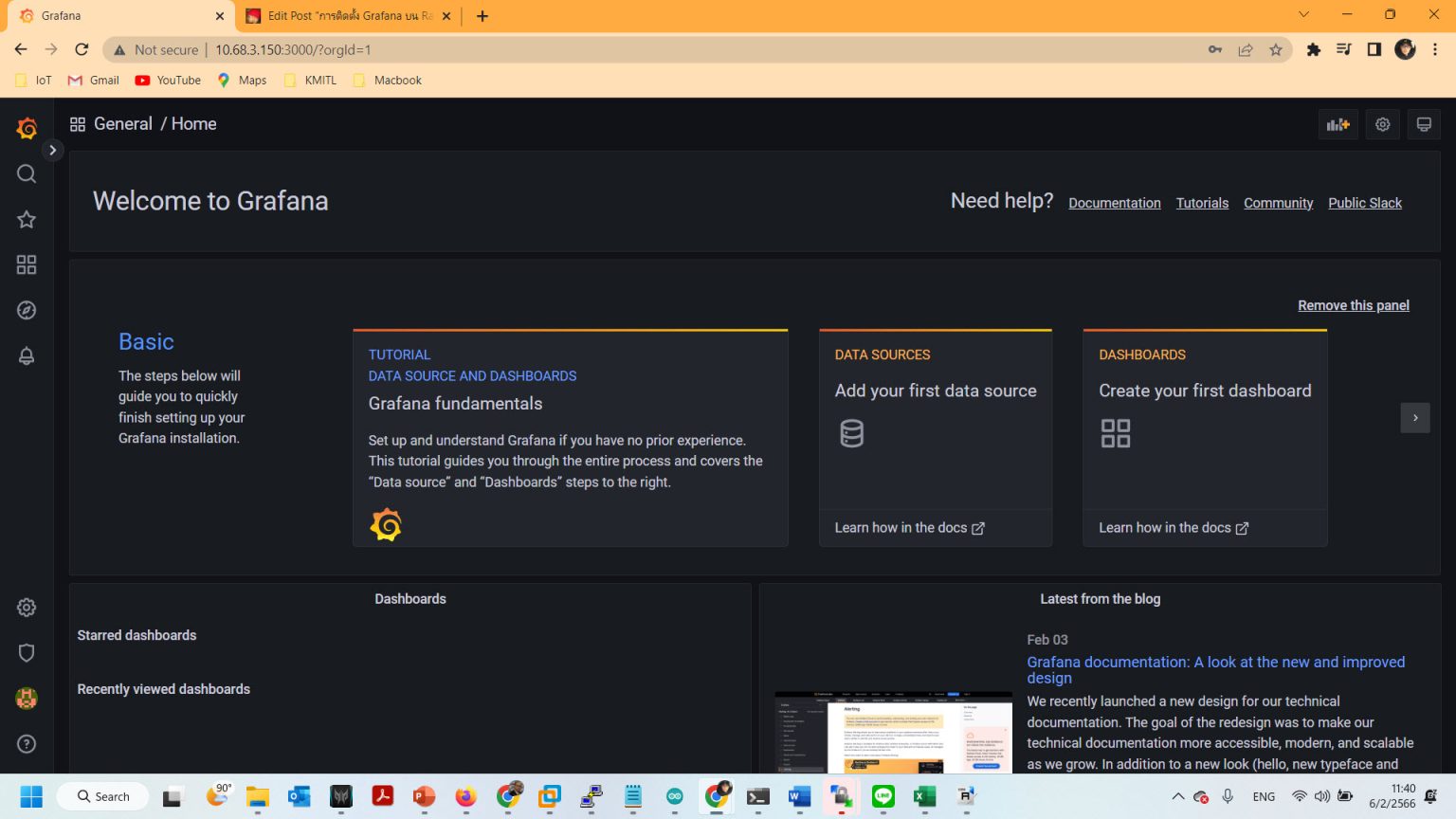 การติดตั้ง Grafana บน Raspberry Pi – Arnut Blogs