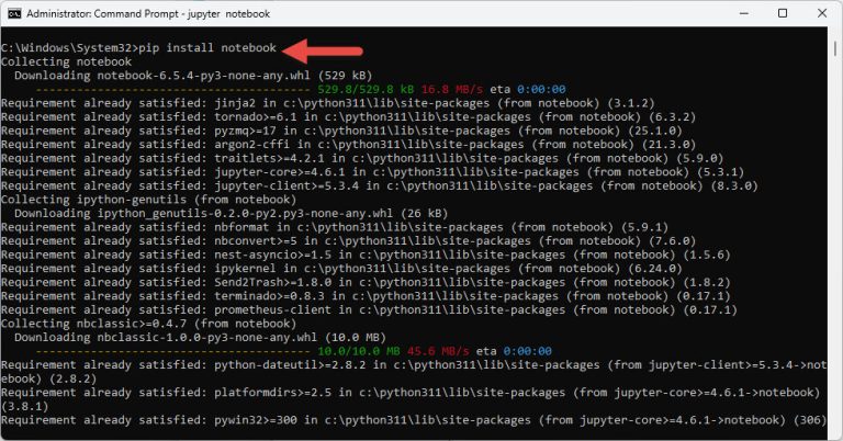 การติดตั้ง Jupyter Notebook เขียนภาษา Python – Arnut Blogs